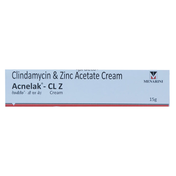 Acnelak CL Z Cream 15gm - Modafinia Pharmacy