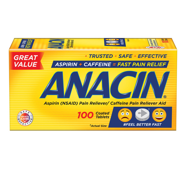 Generic Anacin (Aspirin/Caffeine) - Modafinia Pharmacy
