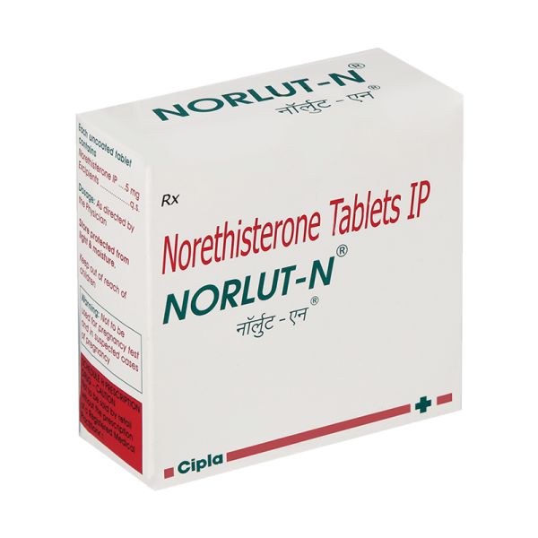 Norlut-N Tablet (Norethindrone) - Modafinia Pharmacy